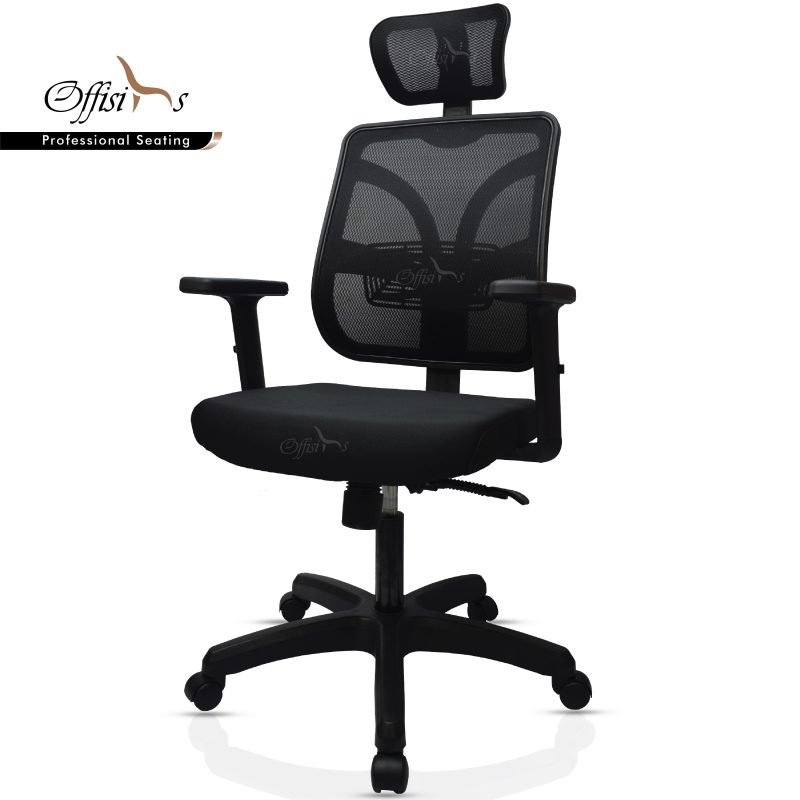 Medium Back Ergonomic Chair With Adjustable Headrest And Armrest (Neo ...