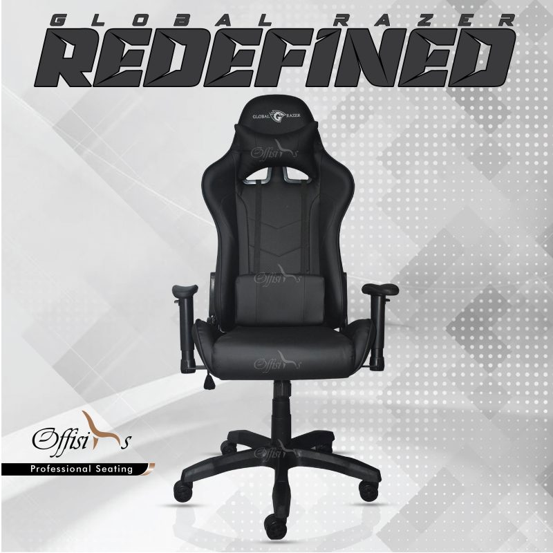 Premium Quality Gaming Chair With Neck Rest And Lumber Support (Global ...