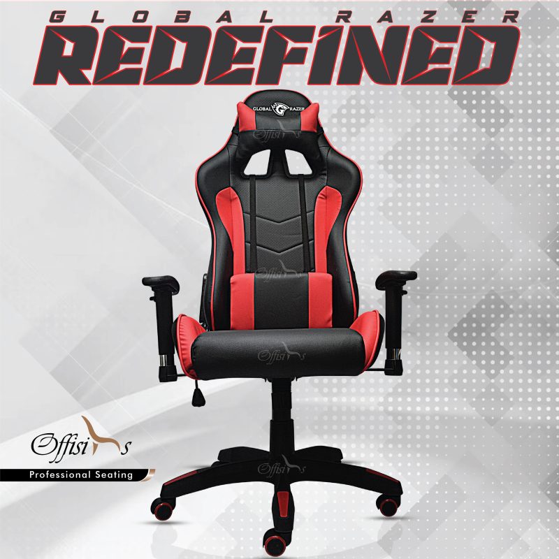 Premium Quality Gaming Chair With Neck Rest And Lumber Support ...